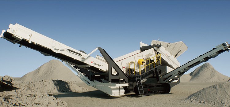 Оборудване за минно пресяване, Мобилна пресевна машина - TSX Screen ...